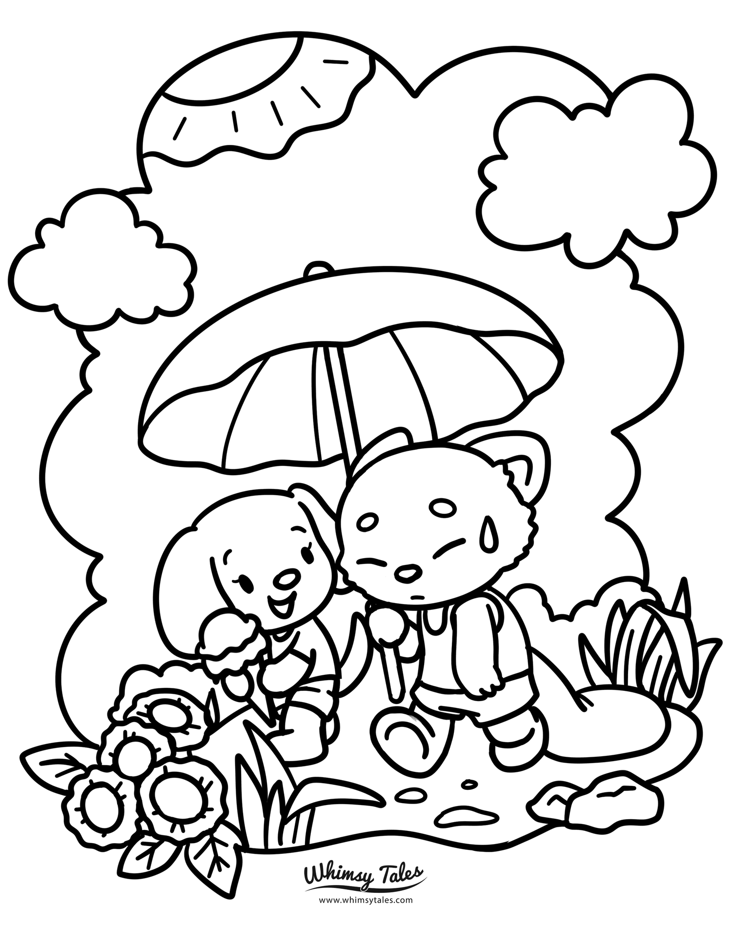 Summer Heat - Download Free Whimsical Cozy Fable Coloring Pages ...