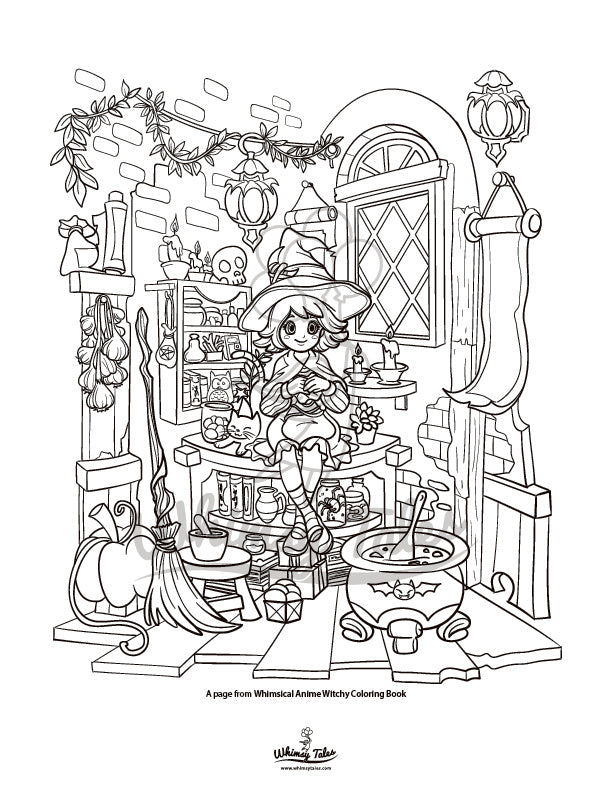 Free Whimsy Coloring Pages – Whimsy Tales Art