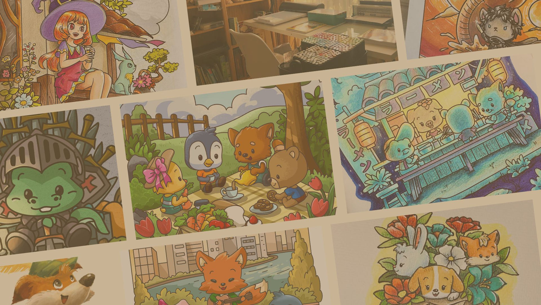 Whimsy Tales | Whimsical Illustration, Cute Coloring Books And Beyond ...